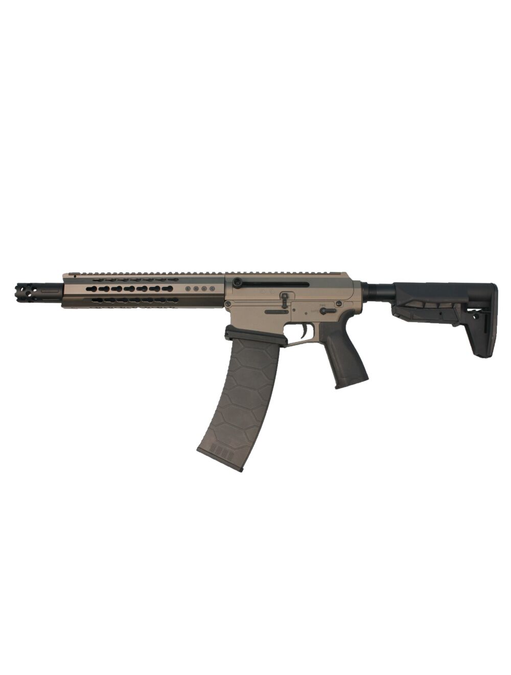 Double Bell JW4 Dracarys aka Dragon Fire Style AEG Rifle (Tan - Metal ...