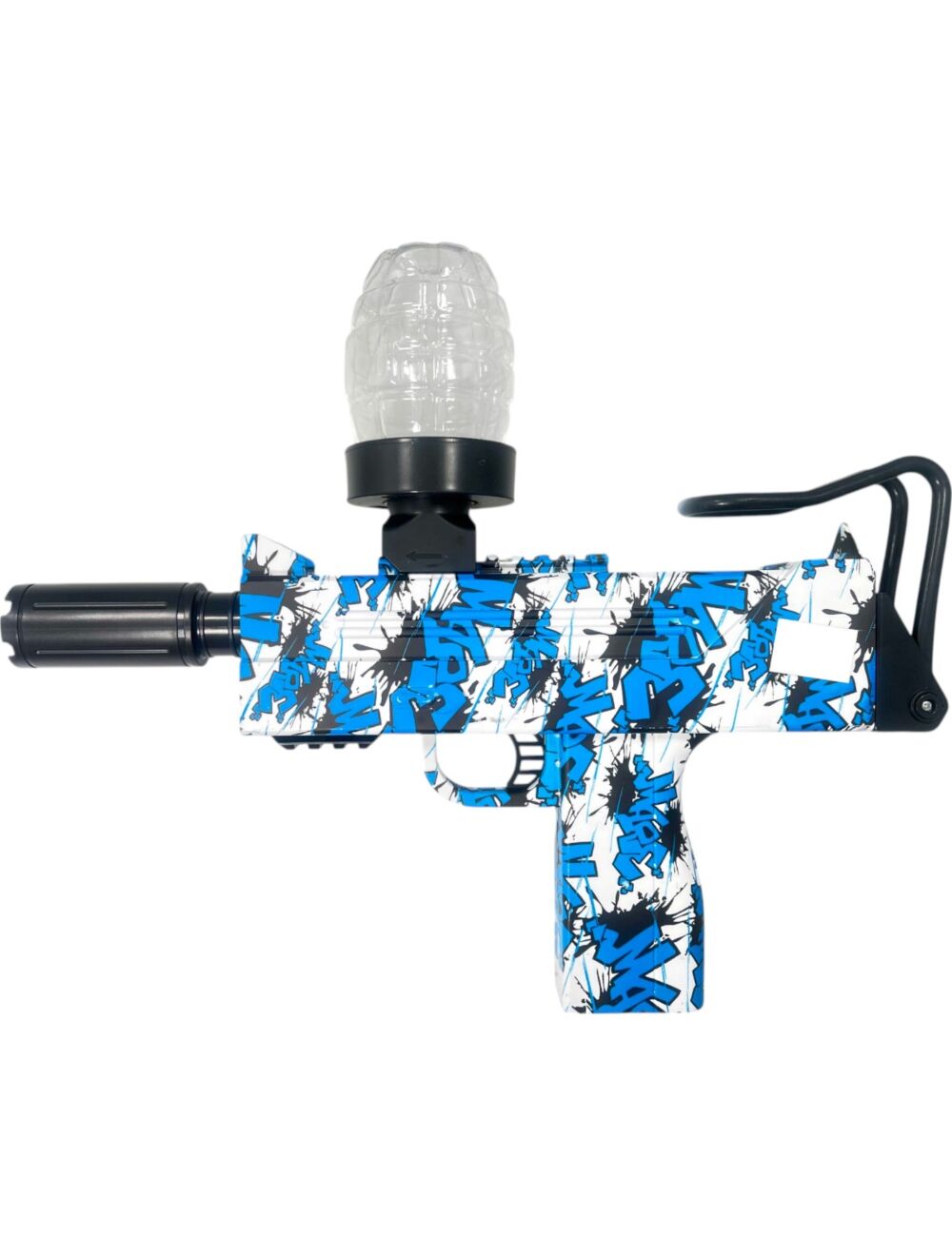 Gel Blaster - SMG with Silencer - 3:4 Scale - Colours May Vary ...