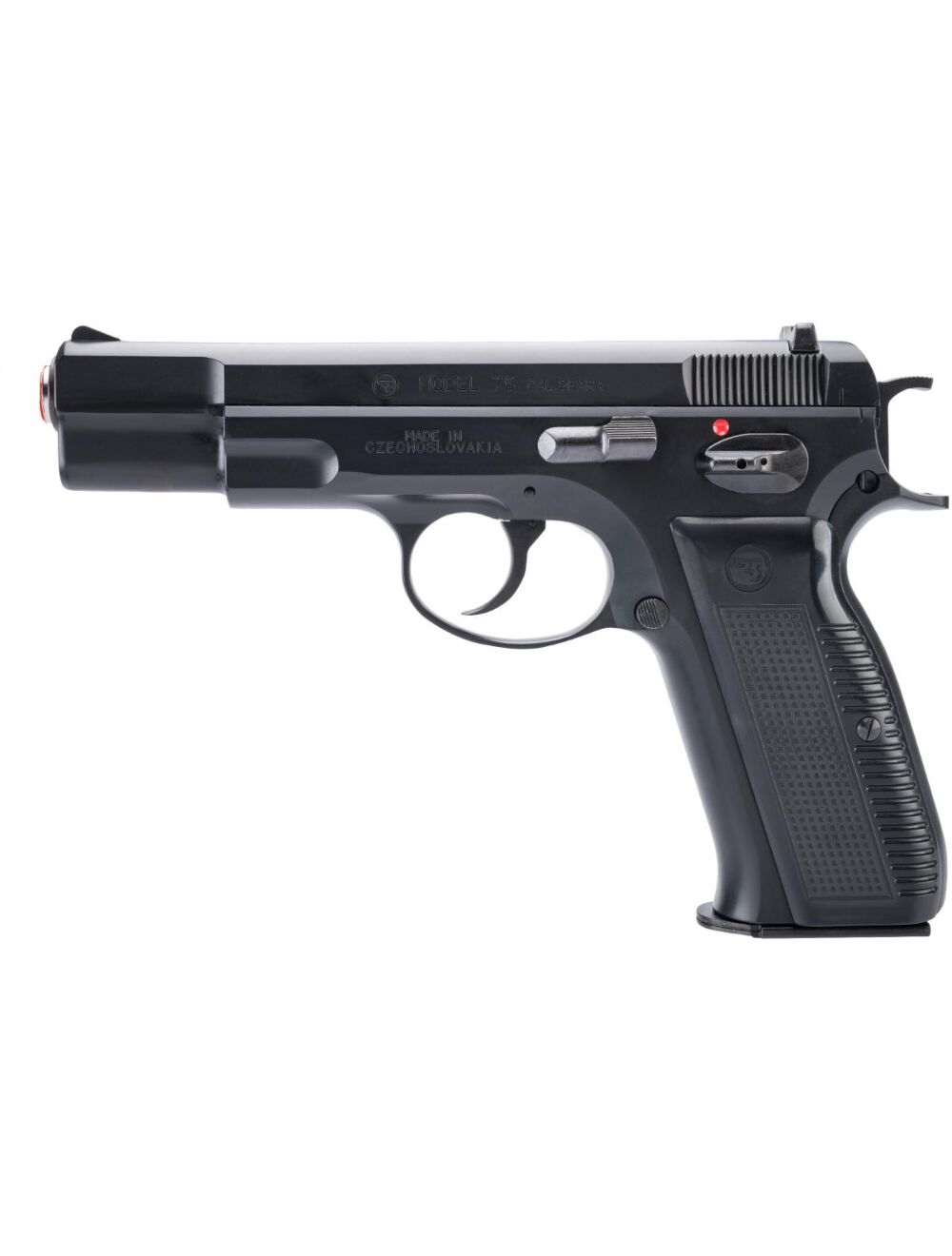 CZ x ASG CZ75 Shell-Ejecting Gas Blowback Pistol (Marushin - Matte Black)